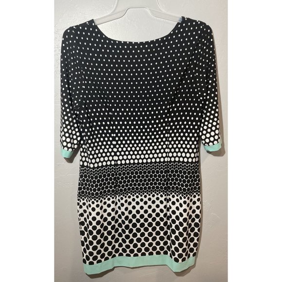 Studio One | Dresses | Studio One Black W White Polka Dot And Light ...